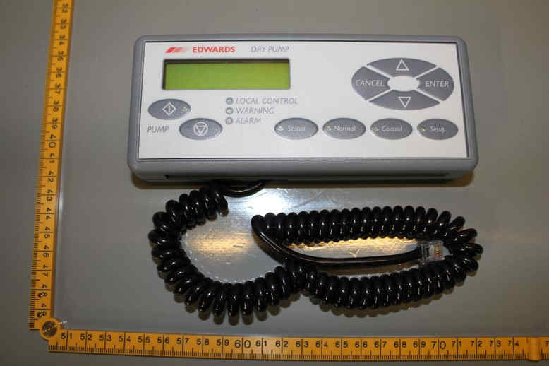 DRY VACUUM PUMP DISPLAY TERMINAL- SOS Ascent'tec
